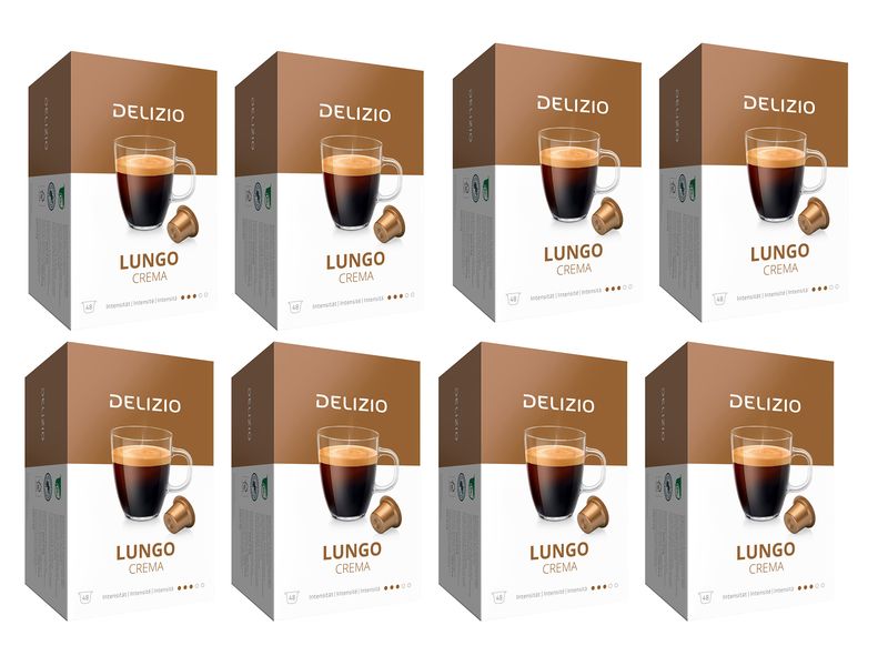 Capsules de café Delizio Lungo Crema 8 x 48 pièces / alternative chez ...