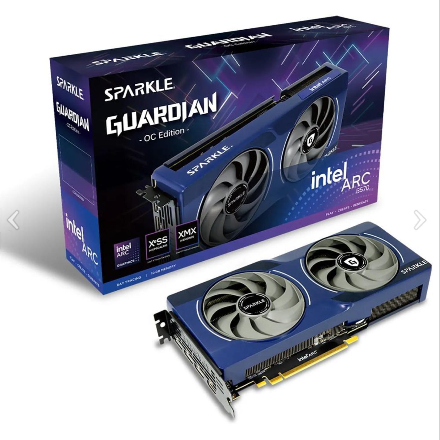 SPARKLE Technology Intel Arc B570 GUARDIAN OC 10 Go GDDR6 - Pirates des ...